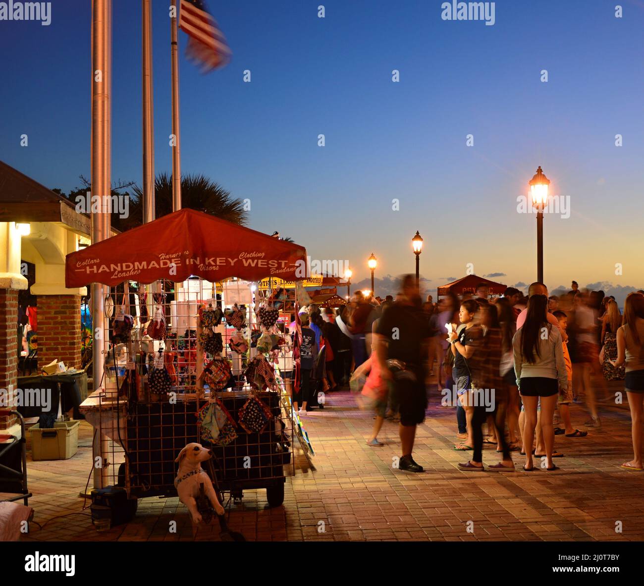 Celebration mallory square key west hi-res stock photography and images ...