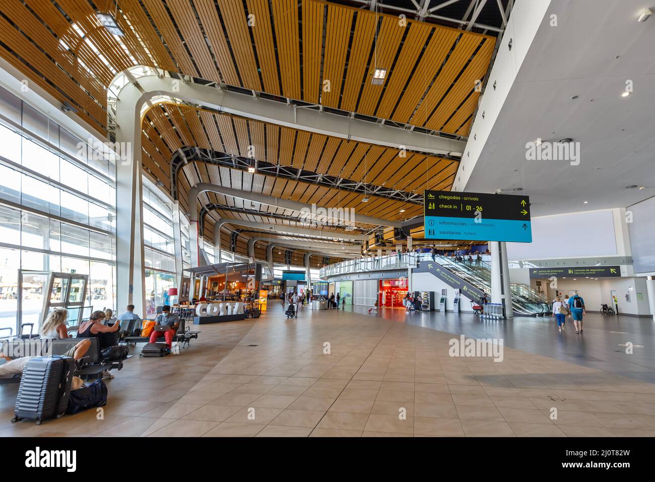 Faro FAO Airport Terminal in Portugal Stock Photo - Alamy