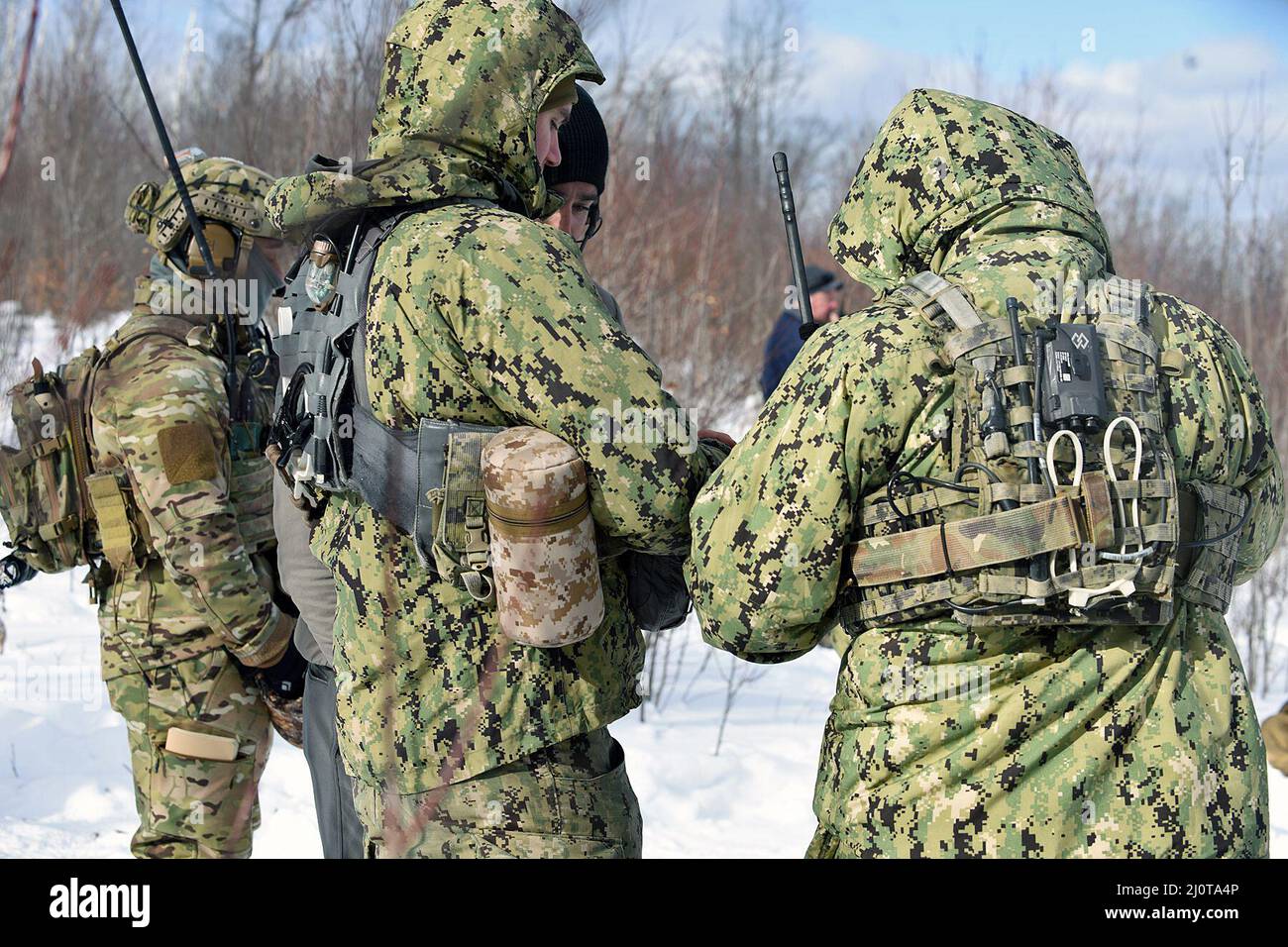 U.S. Sailors from the Naval Special Warfare Command, San Diego, Calif ...