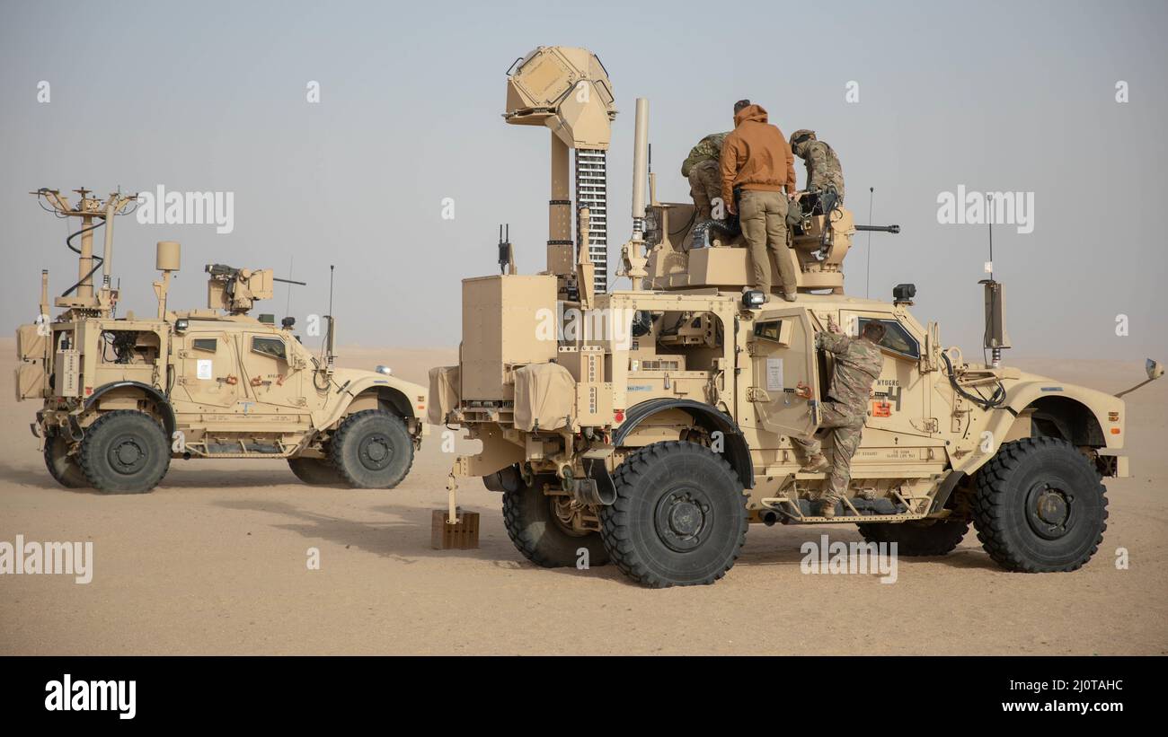 U.S. Army Soldiers practice assembling the Mobile Low, Slow, Small ...