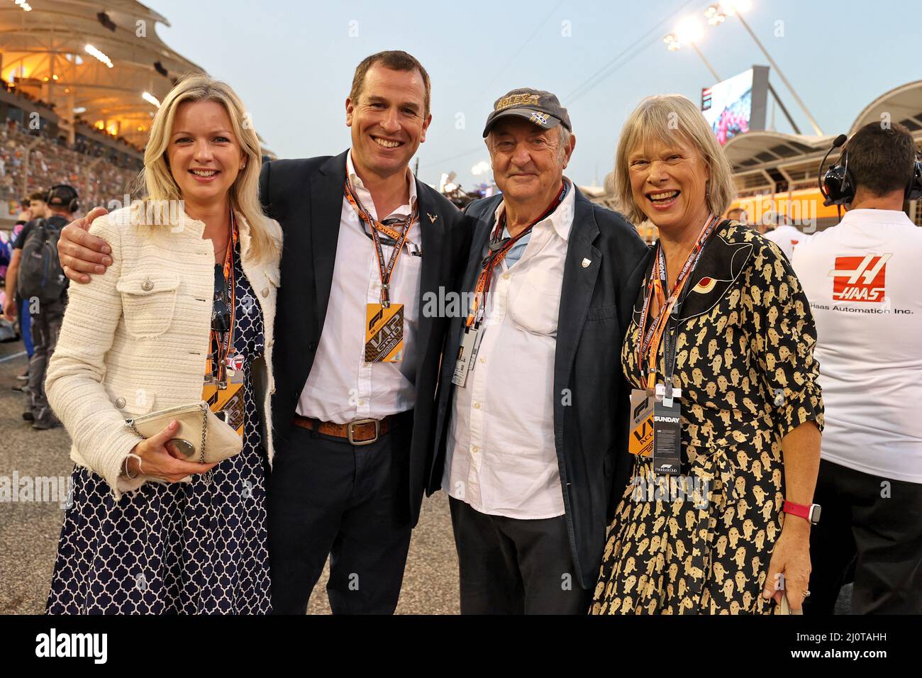 Sakhir, Bahrain. 20th Mar, 2022. (L to R): Lindsay Wallace; Peter ...