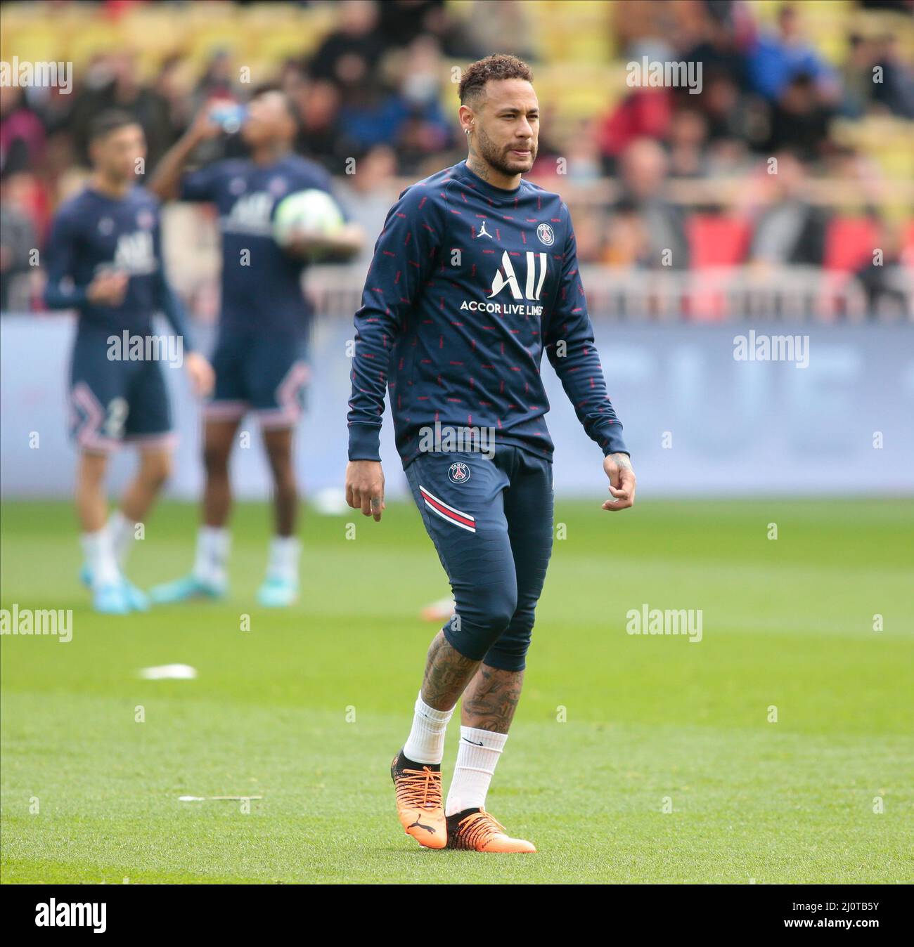 Neymar of Paris Saint-Germain during the French championship Ligue 1 ...