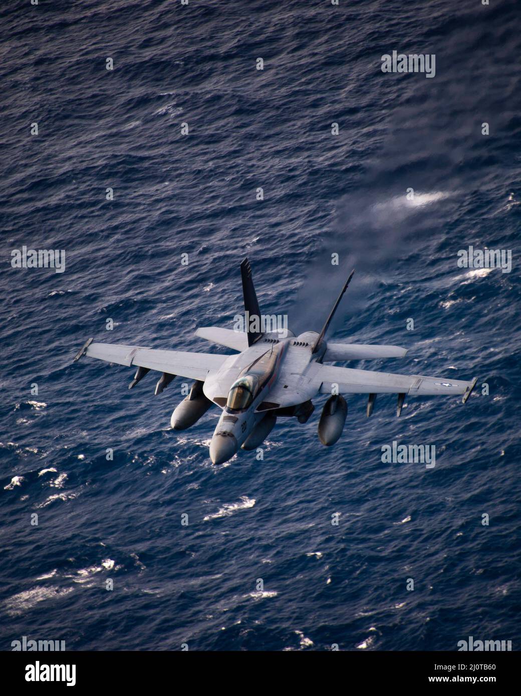 220122-N-HS181-1181 PHILIPPINE SEA (Jan. 22, 2022) An F-35C Lightning II, assigned to the “Black ...