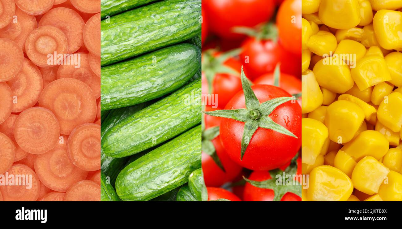 Vegetable collage collection background with tomatoes tomato fresh ...
