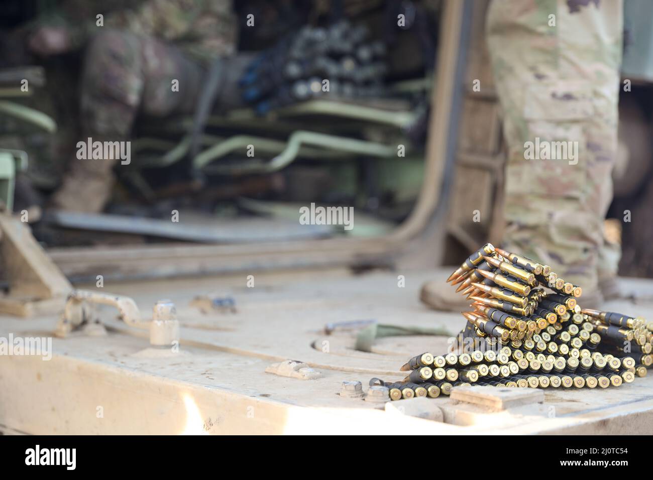 Soldiers assigned to Charlie Company “Fighting Aces,” of 2nd Battalion ...