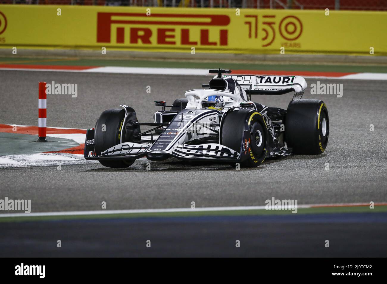Sakhir, Bahrain. 20th Mar, 2022. 10 GASLY Pierre (fra), Scuderia AlphaTauri AT03, action during ...