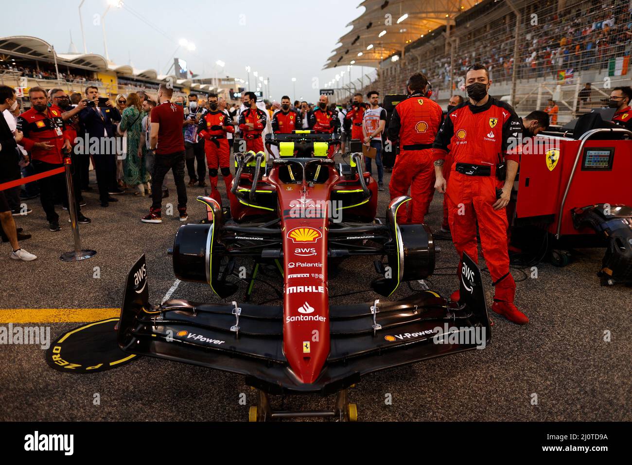 Sakhir, Bahrain. 20th Mar, 2022. Ferrari F1-75, F1 Grand Prix of ...