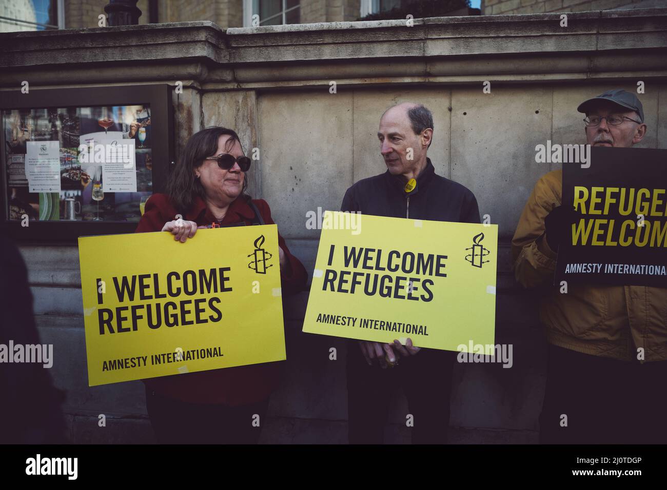 London, England - March 19th 2022: Stand Up To Racism Demonstration on ...