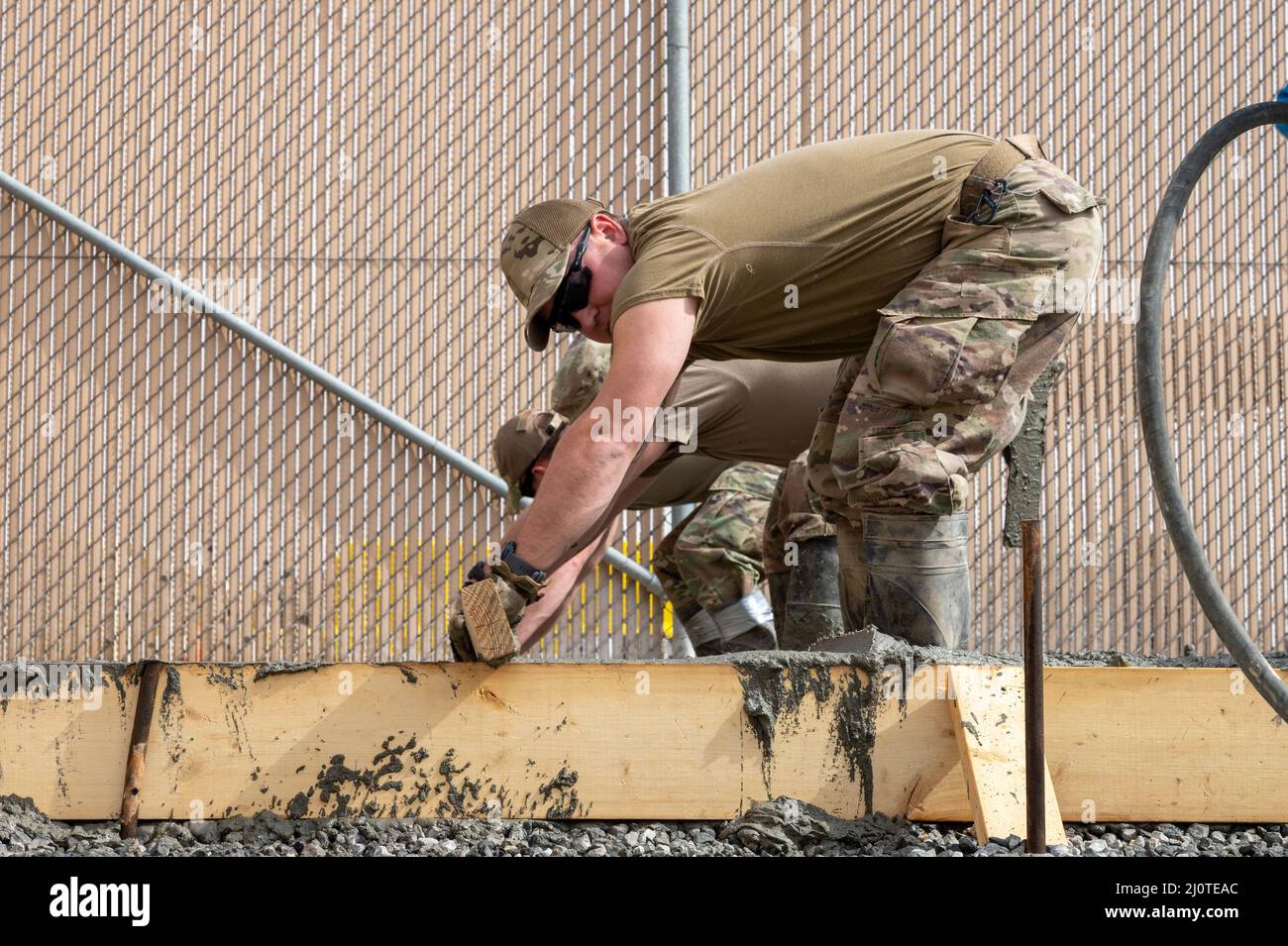 U.S. Air Force Staff Sgt. Jared Campbell, assigned to the 557th ...