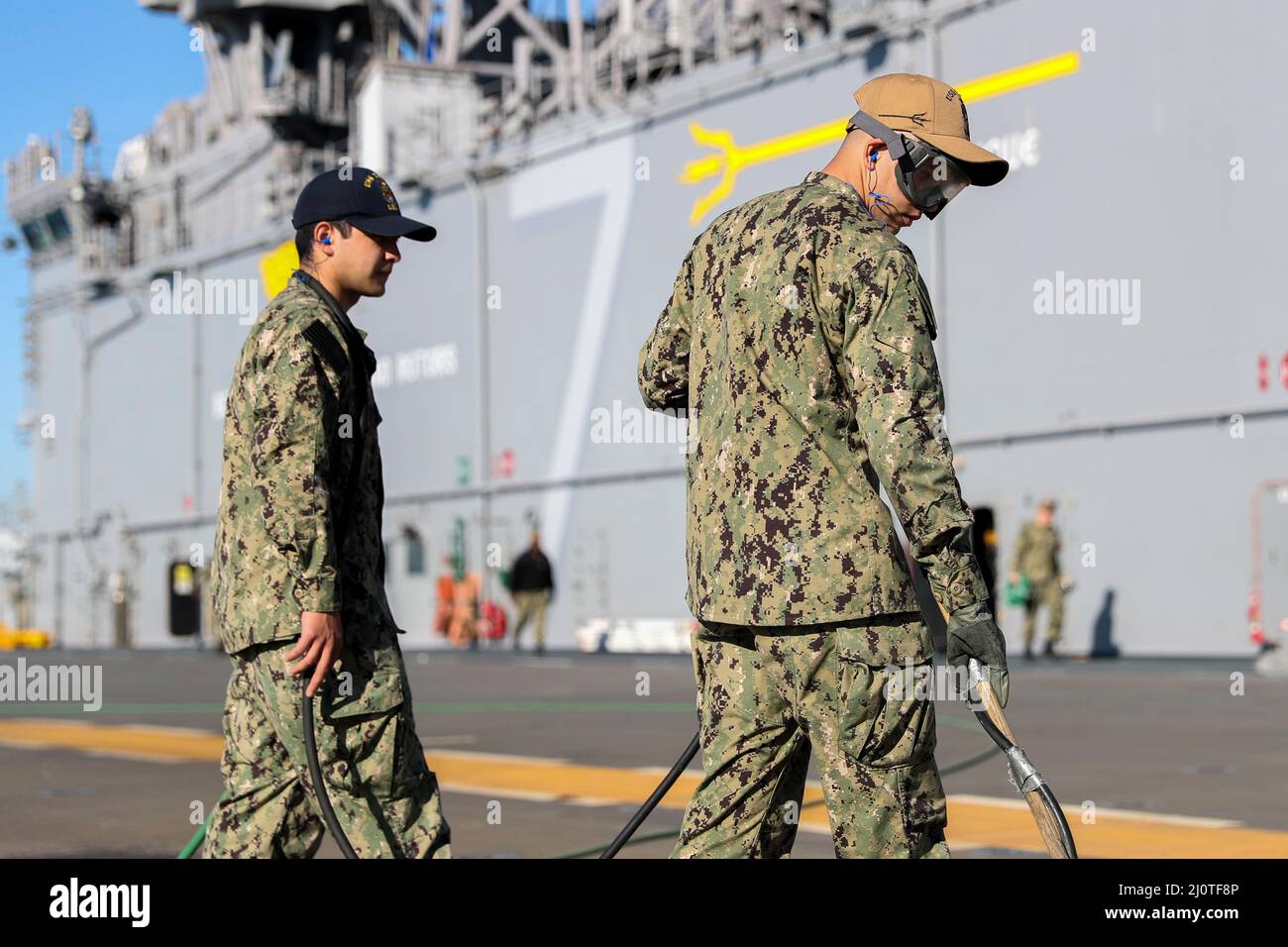 220124-N-CZ759-1062 SAN DIEGO (Jan. 24, 2022) – Airman Colton Marrasco ...