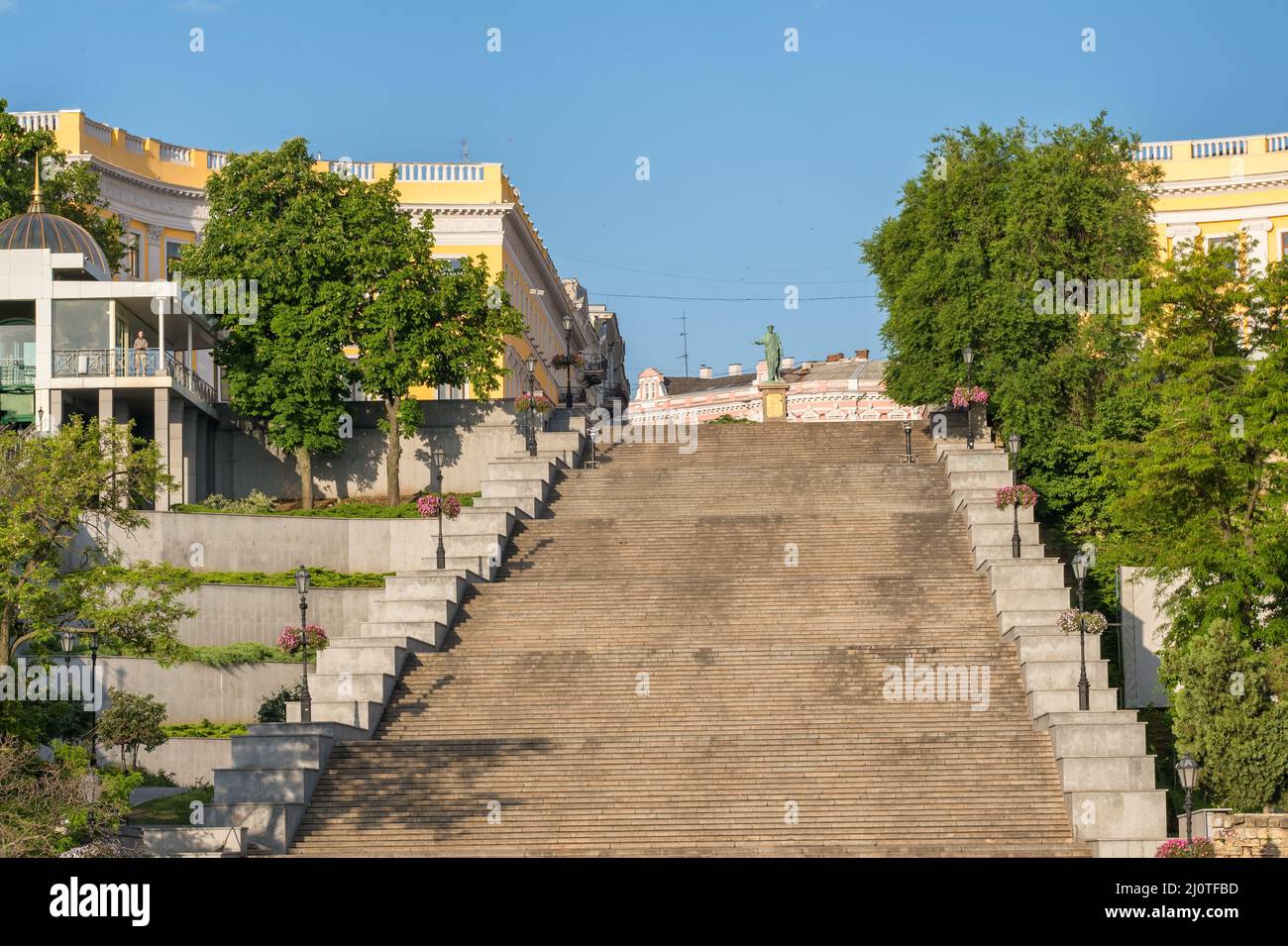 Famous Potemkin Stairs in Odessa city, Ukraine Stock Photo - Alamy