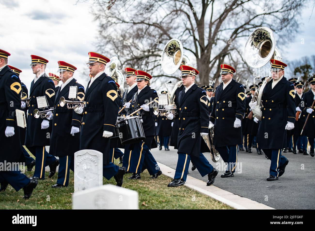 The U.S. Army Band, “Pershing’s Own” supports military funeral honors ...