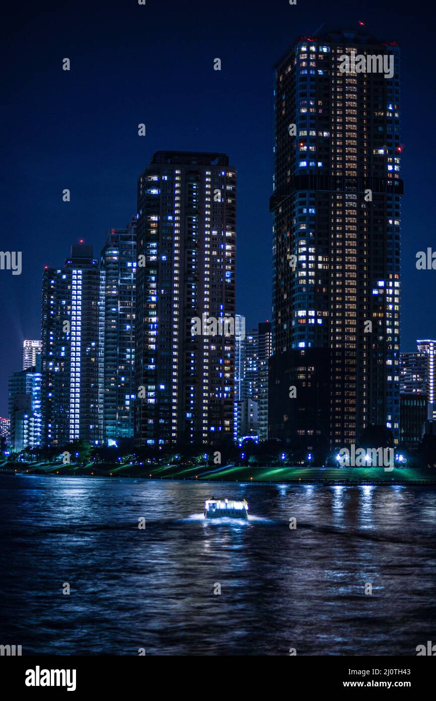 Image of skyscrapers of Chuo-ku, Tokyo Stock Photo - Alamy