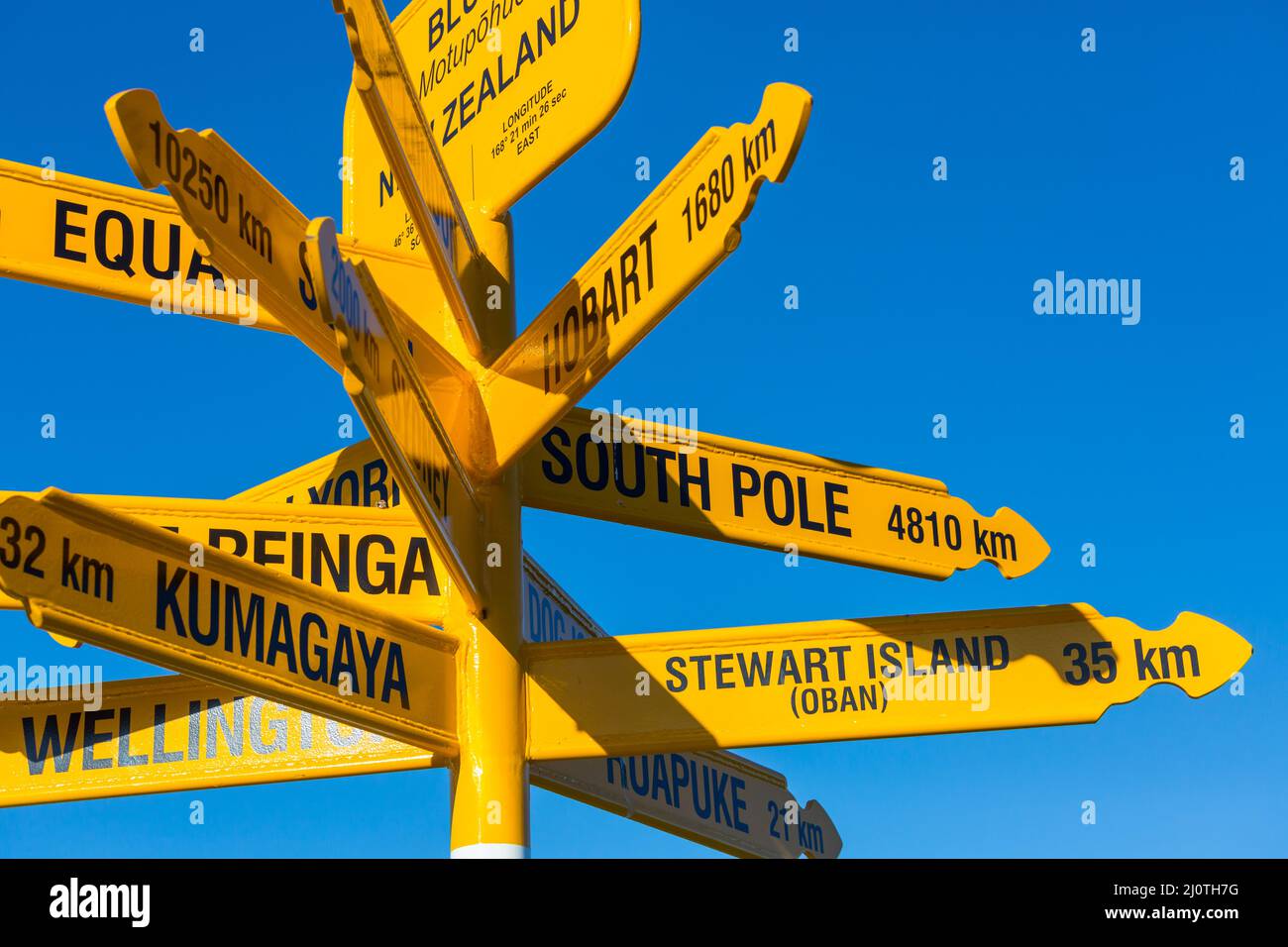 Geographic south pole sign hi-res stock photography and images - Alamy