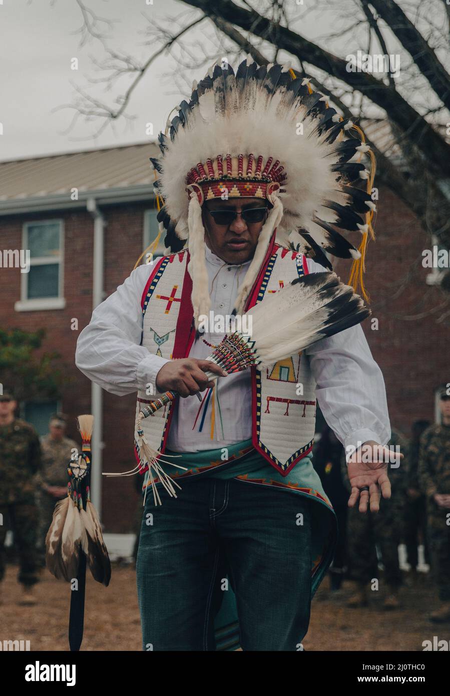 Special guest Sandor Iron Rope, a Native American spiritual leader with ...