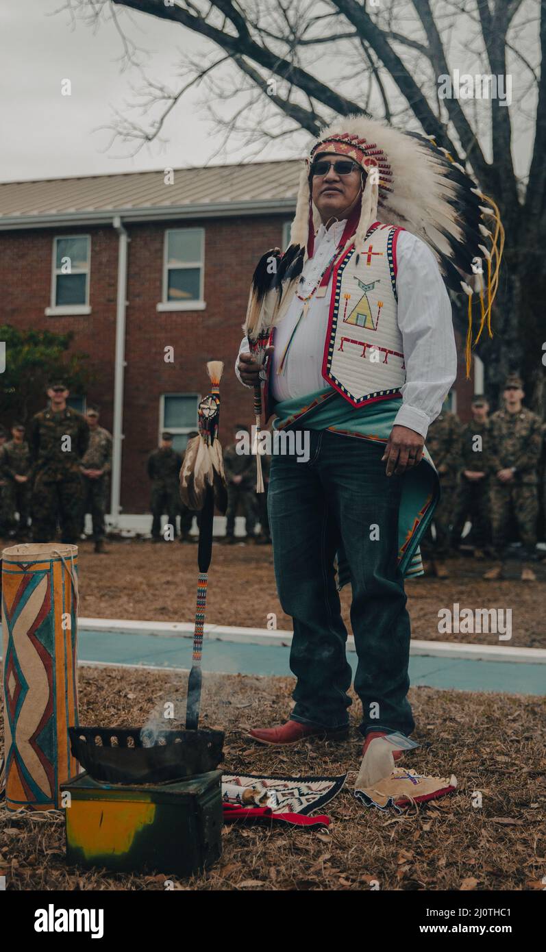 Special guest Sandor Iron Rope, a Native American spiritual leader with ...