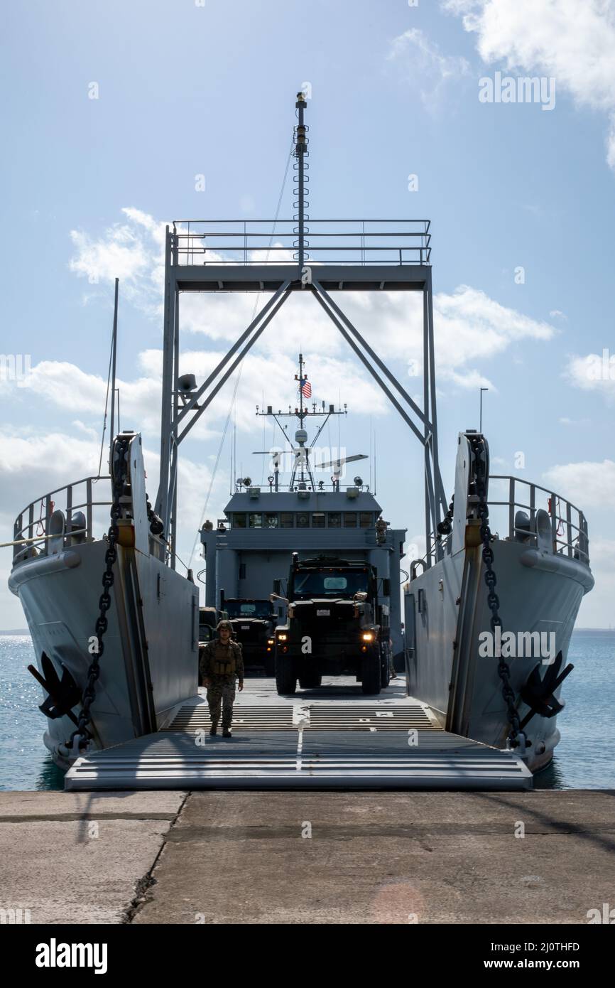 U.S. Marines with 3rd Landing Support Battalion, Combat Logistics ...