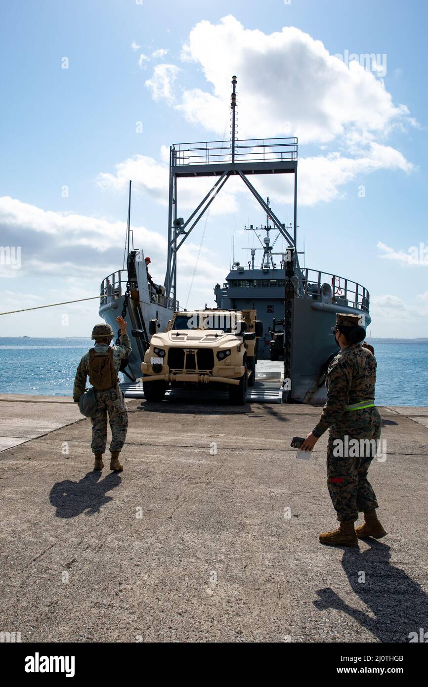 U.S. Marines with Combat Logistics Regiment 37, and 3rd Landing Support ...