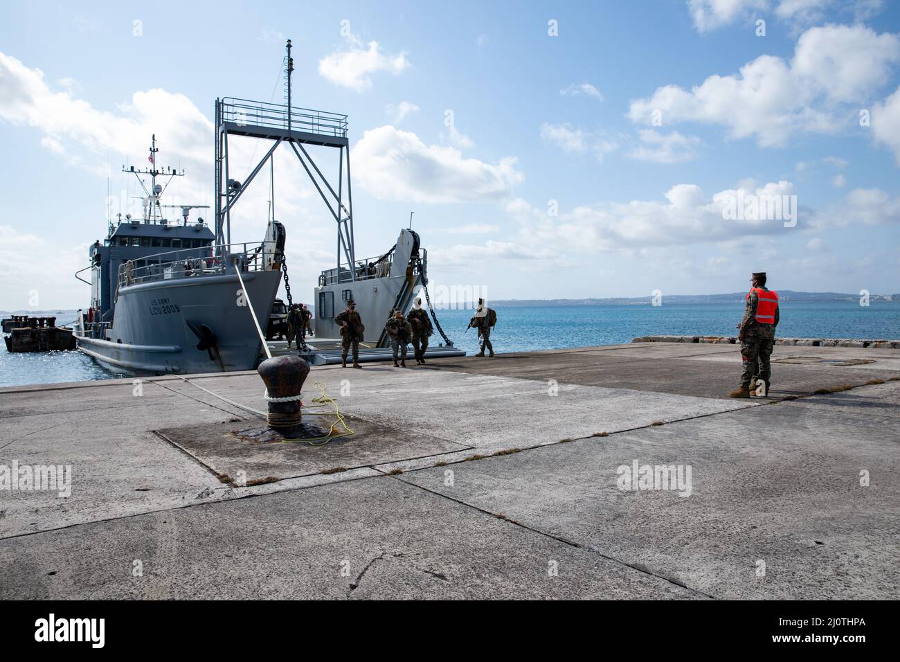 U.S. Marines and Sailors with Combat Logistics Regiment 37, 3rd Marine ...