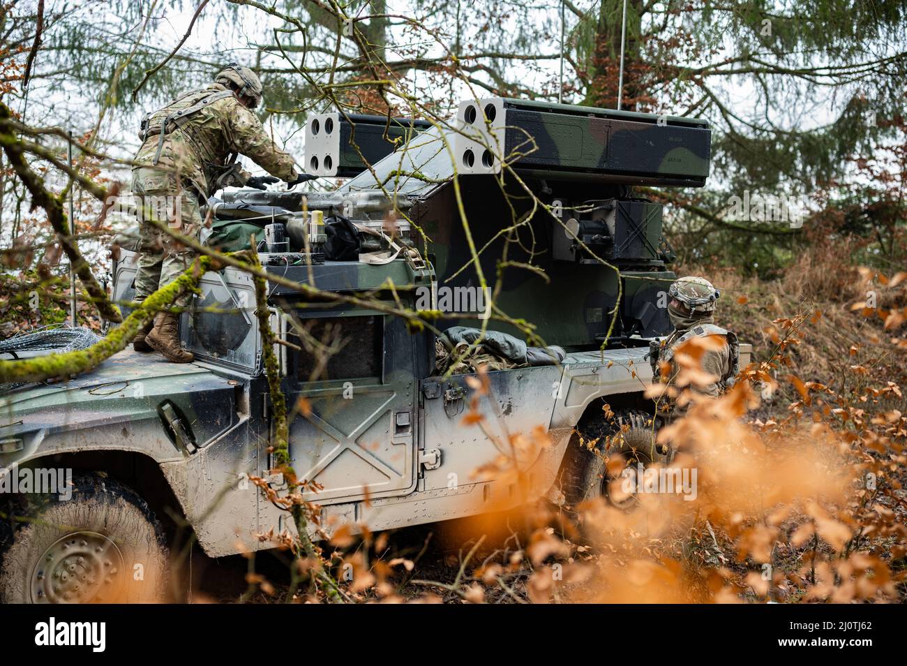 U.S. Army Soldiers Sgt. Armondo Ortiz, Pfc. Lacey Hays, assigned to ...