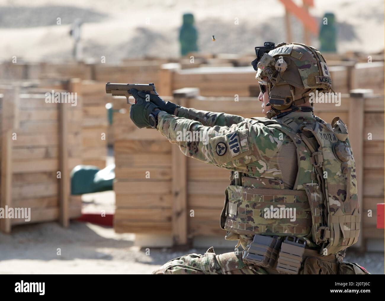 Master Sgt. Joseph A. Morales, a senior military police sergeant ...