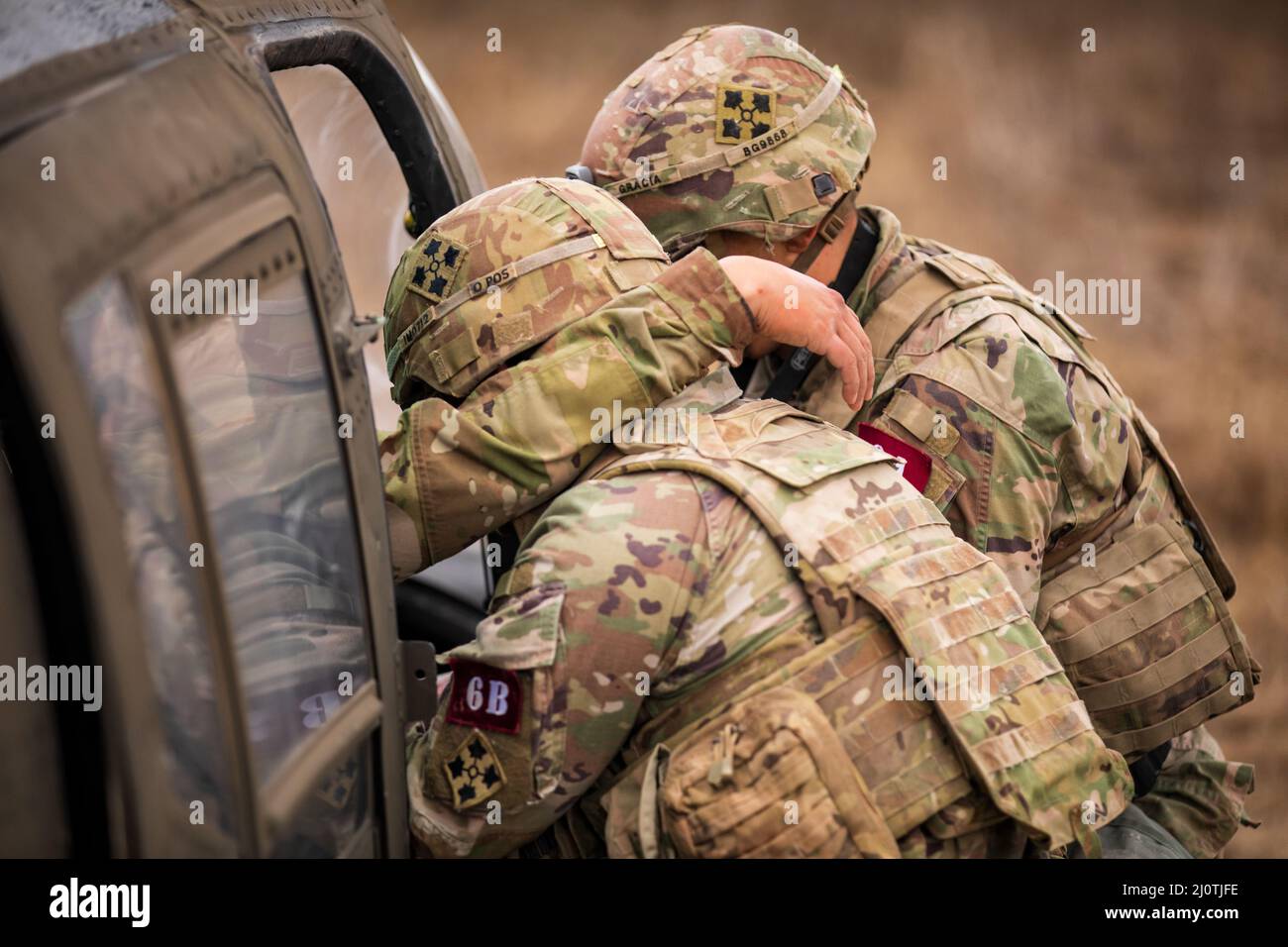 Staff Sgt. Ismael Marquez and Spc. Brandon Gracia, 4th Infantry ...