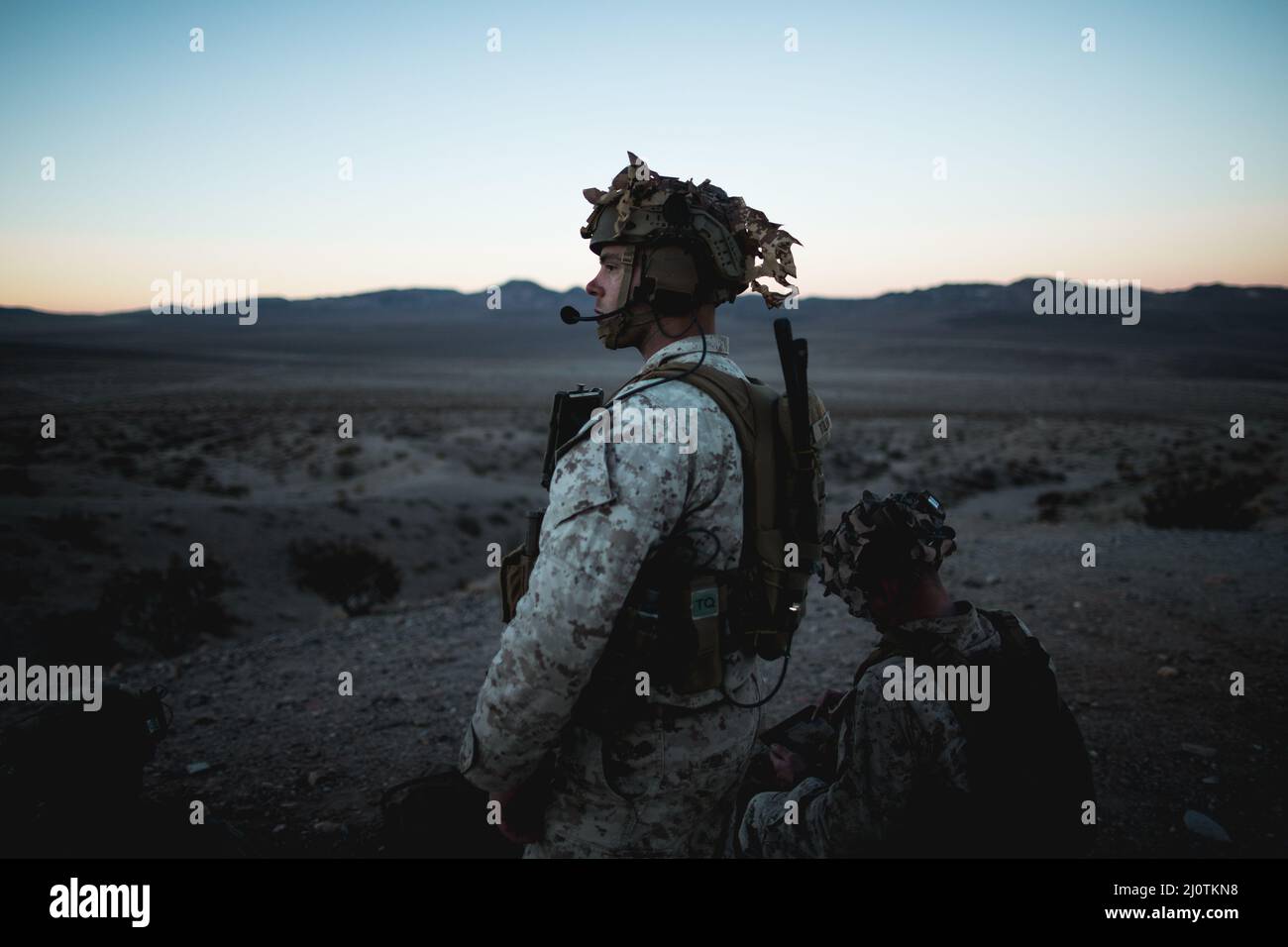 U.S. Marine Corps 2nd Lt. Steven Telfer, a Fire Support Team (FST ...