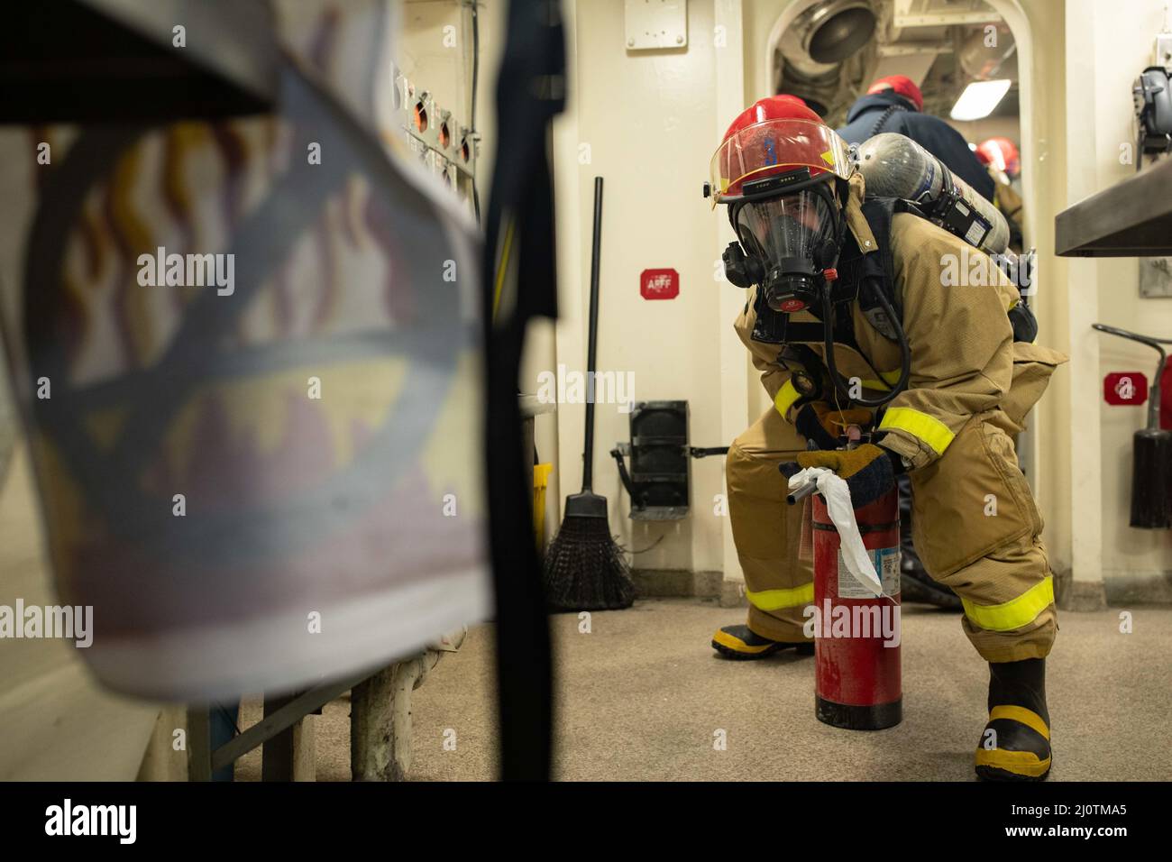 Hull Maintenance Technician Fireman Jaret Secquer, from Flint, Michigan ...