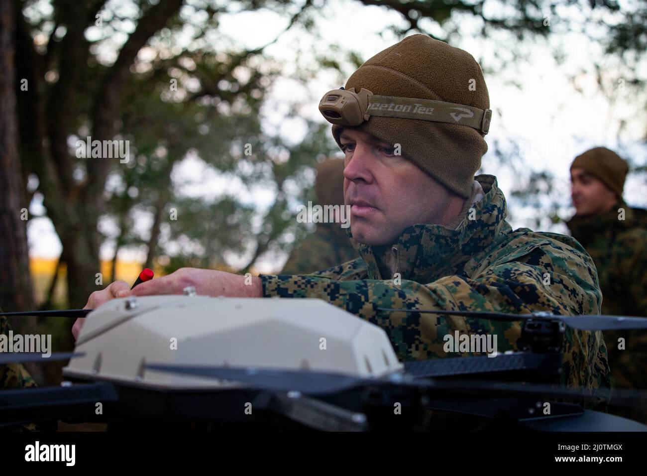 U.S. Marine Corps Master Sgt. Thomas McDaniel, a native of Canton, Miss ...