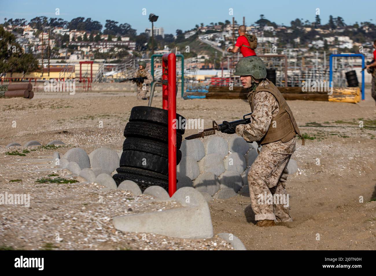 U.S. Marine Corps Recruit Jacob Jovanovic with Delta Company, 1st ...