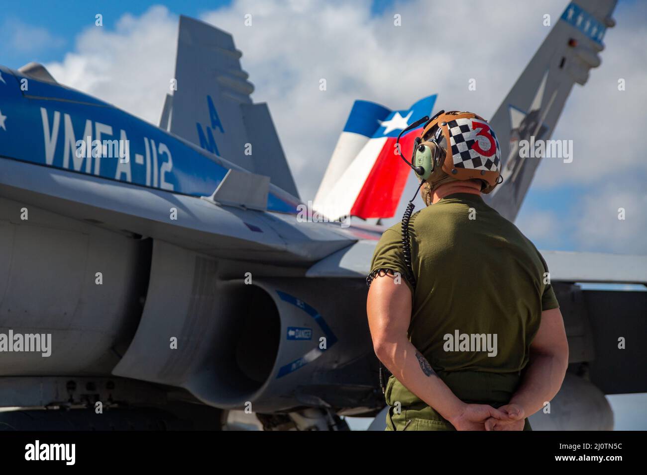 U.S. Marine Corps Cpl. Cameron Sousa, a powerline mechanic with Marine ...