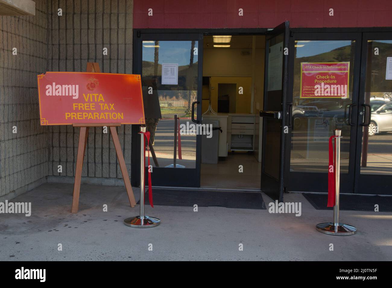 The Volunteer Income Tax Assistance center entrance is shown in the 22 ...