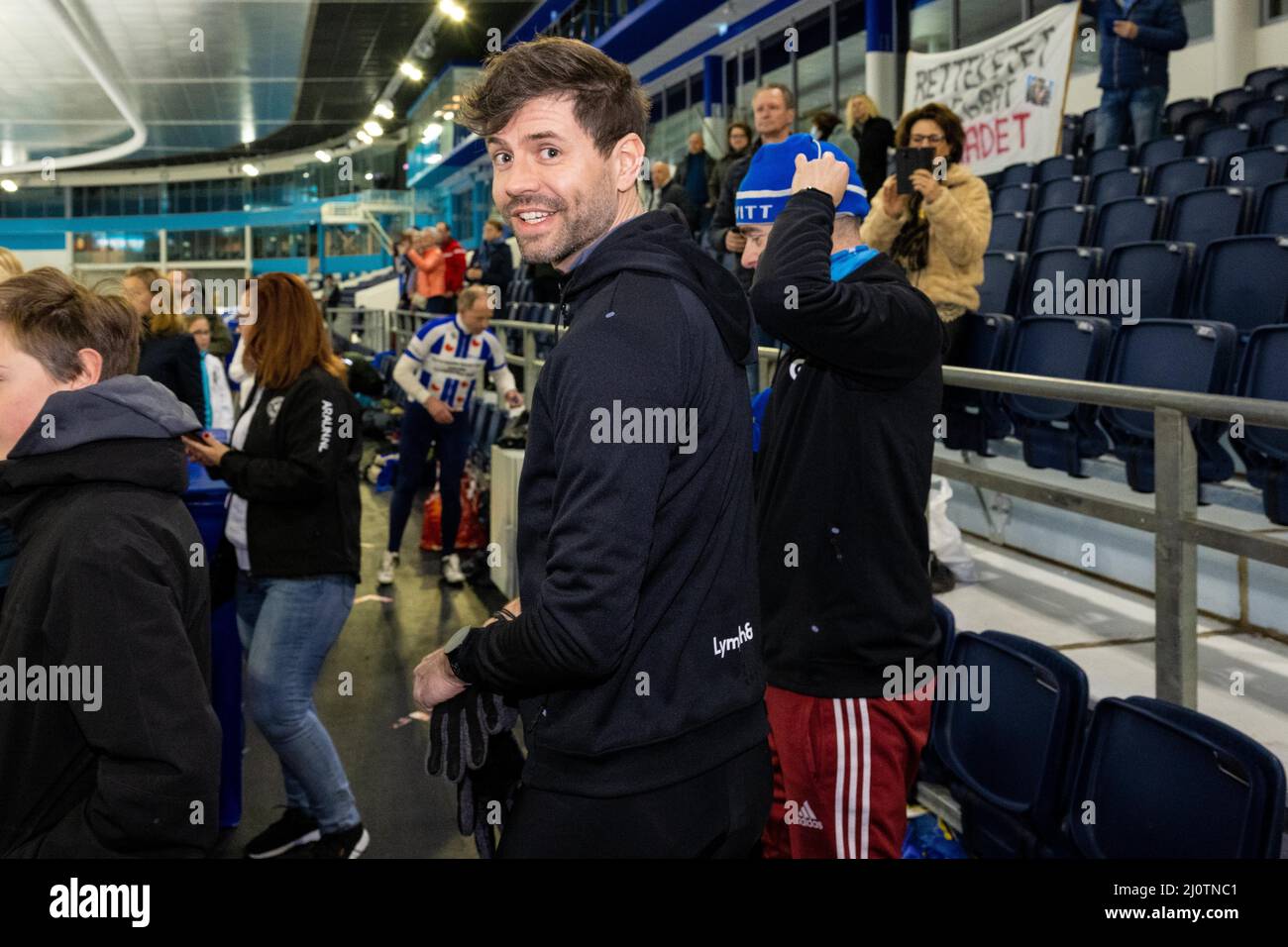 Simon Keizer at the Dutch 100 at Thialf in Heerenveen. (Photo by DPPA ...
