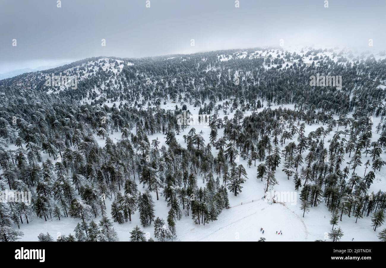 Drone photography snow hi-res stock photography and images - Alamy