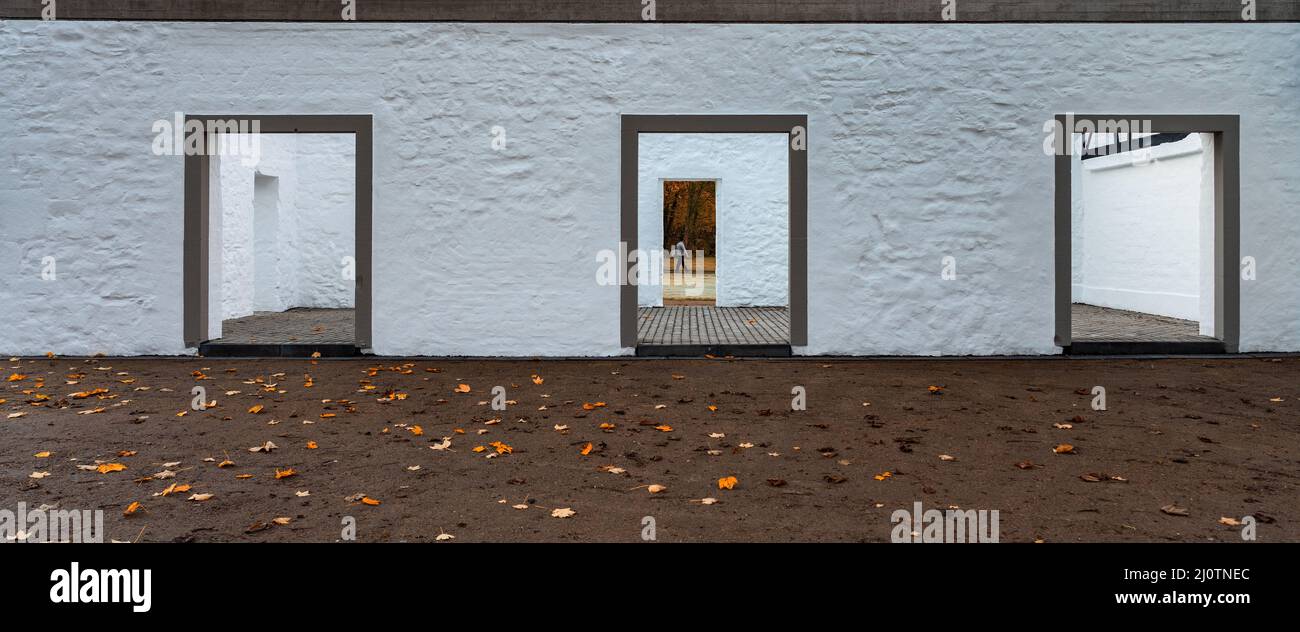 White house facade with window Stock Photo - Alamy