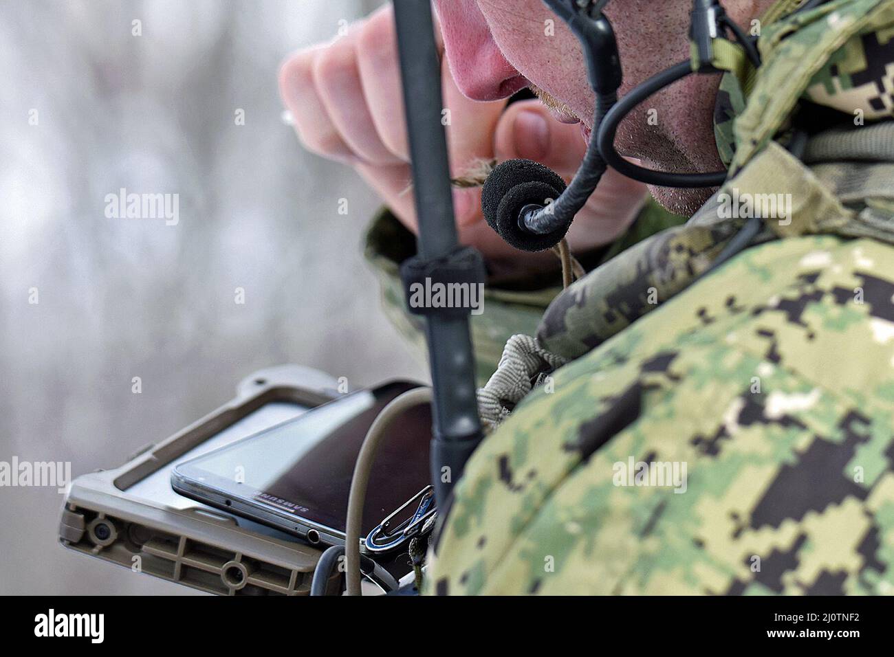 A U.S. Sailor from the Naval Special Warfare Command, San Diego, Calif ...