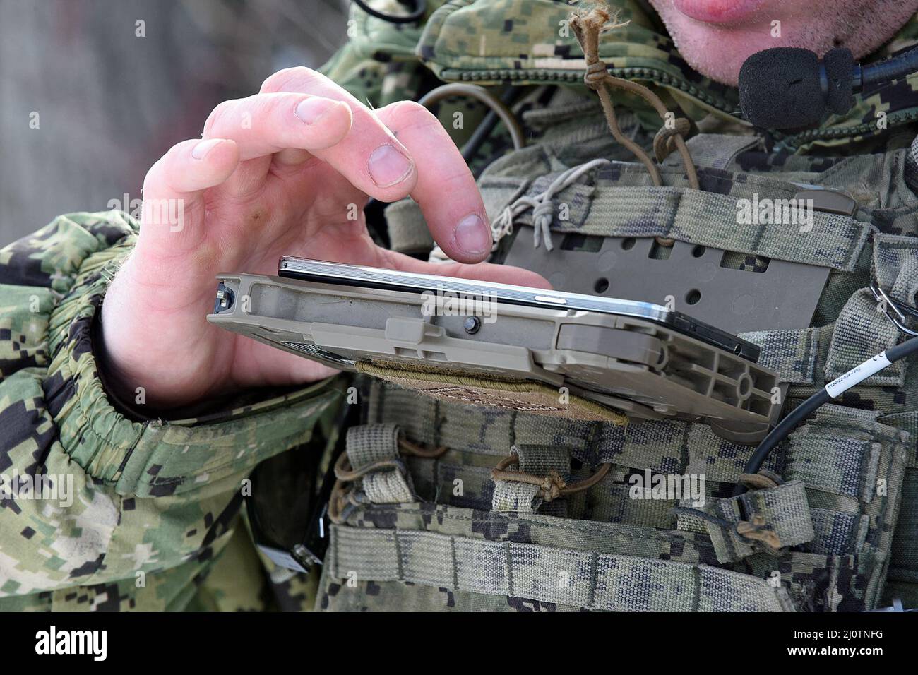 A U.S. Sailor from the Naval Special Warfare Command, San Diego, Calif ...