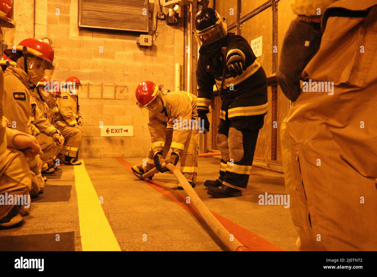 Officer Candidate School (OCS) class 07-22 students observe a ...