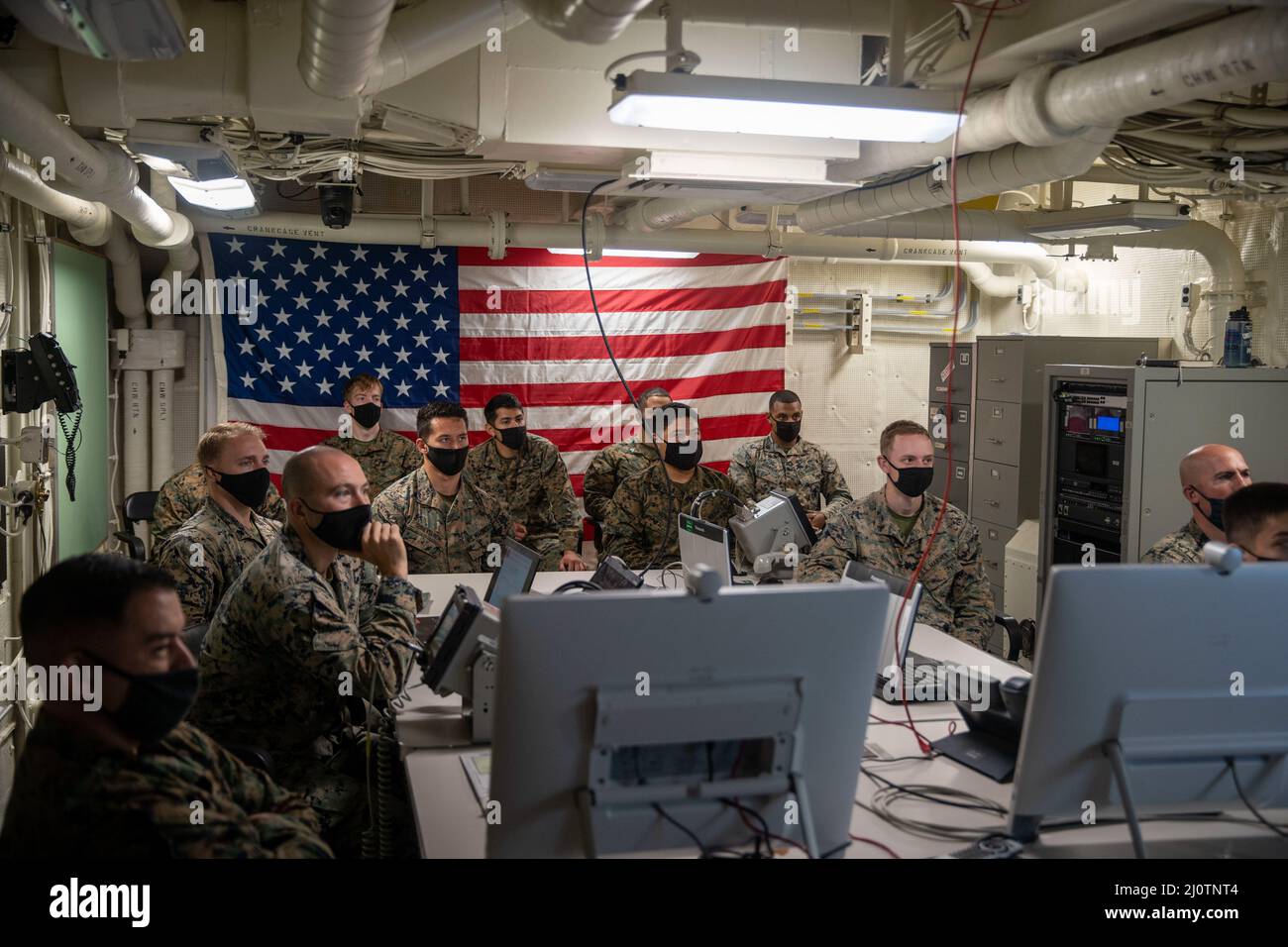U.S. Marines assigned to Battalion Landing Team (BLT) 1/1, 11th Marine ...