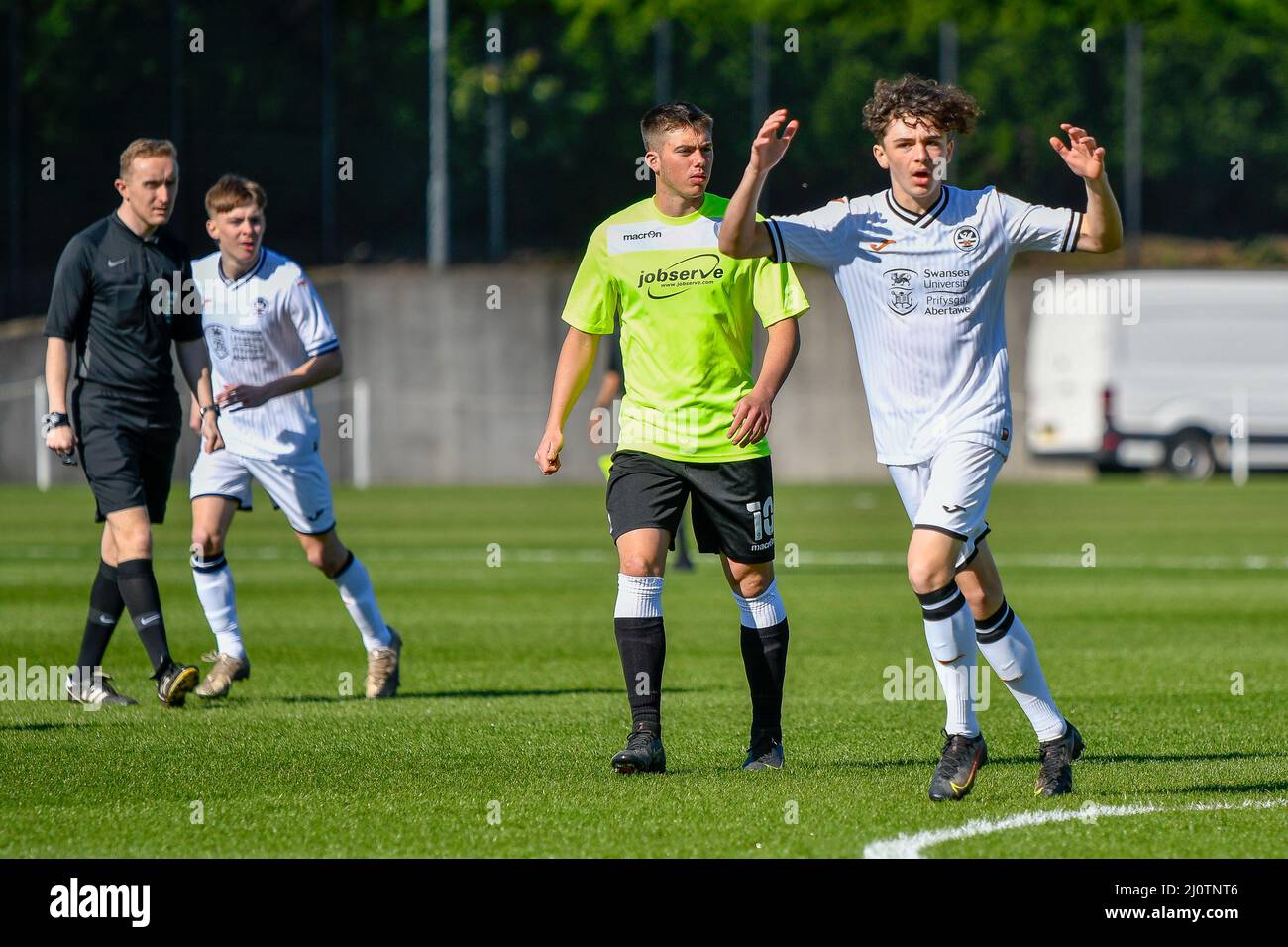 Swansea, Wales. 19 March, 2022. Charlie Veevers of Swansea City Under ...