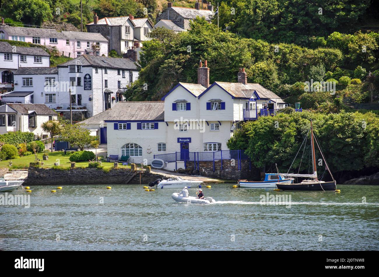 Ferryside (home of Daphne du Maurier), Bodinnick, Fowey, Cornwall ...