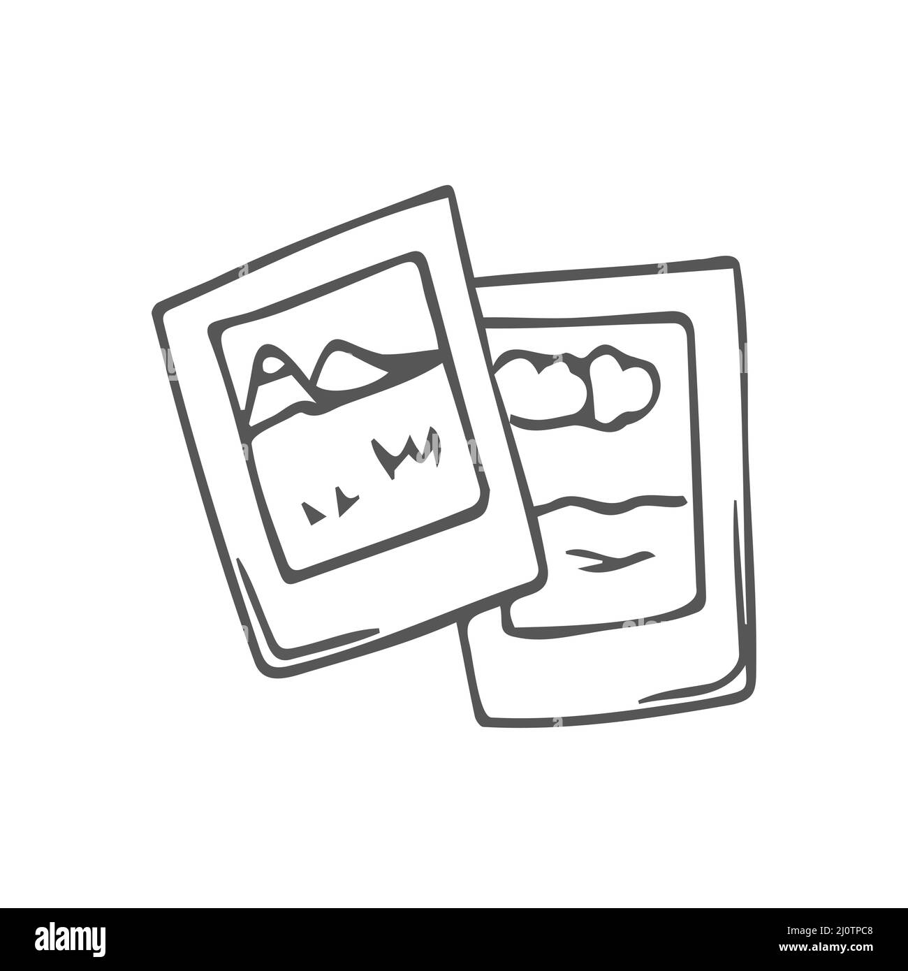 Photocard frame Stock Vector Images - Alamy