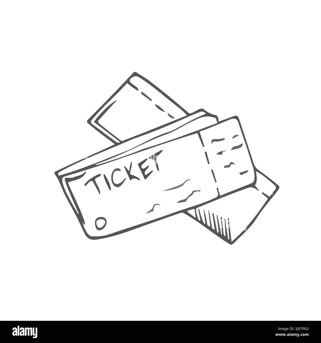Train And Plain Ticket Hand Drawn Outline Doodle Icon Train Boarding