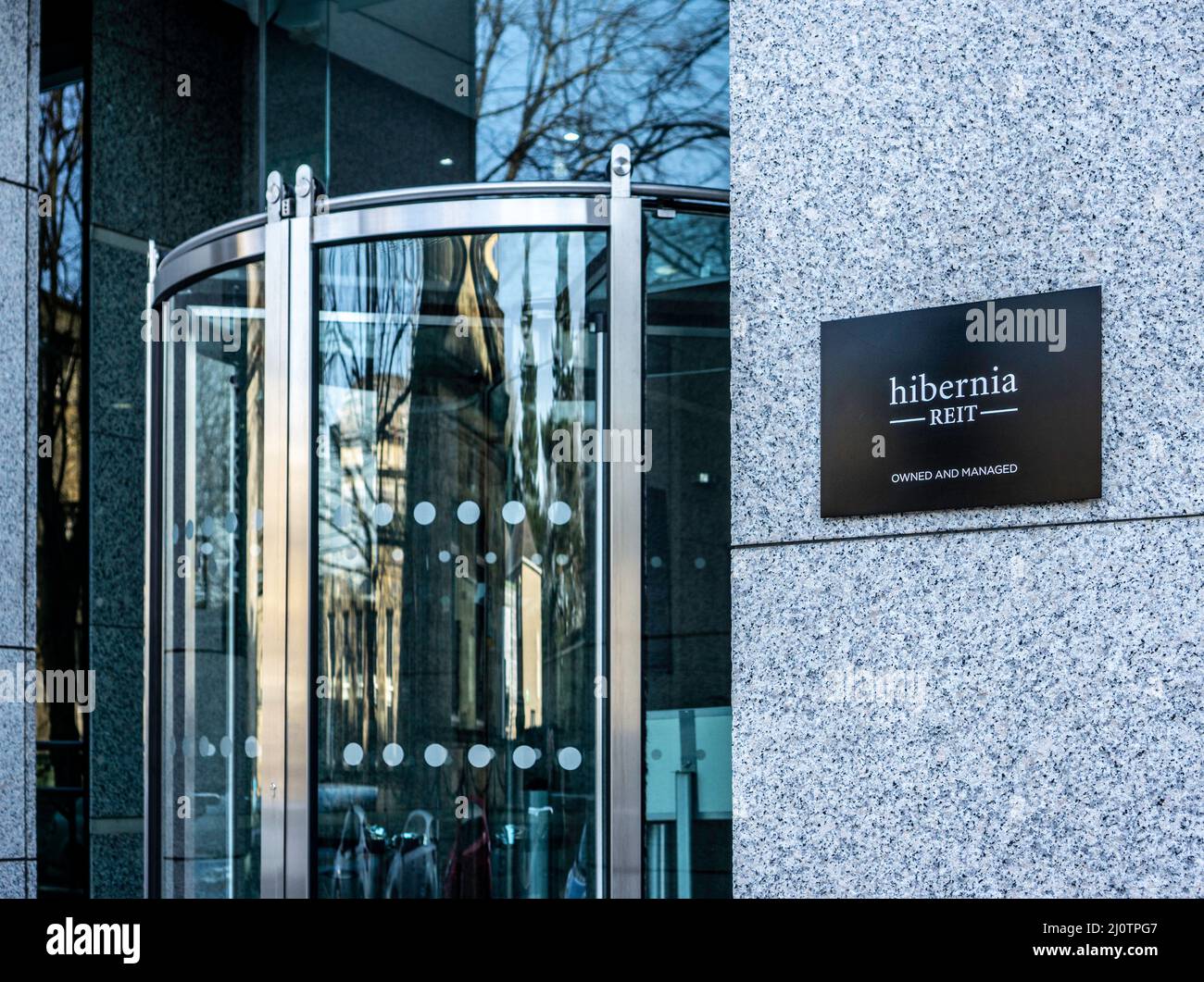 The offices of Hibernia Reit Plc. in Hatch Street Dublin Ireland ...