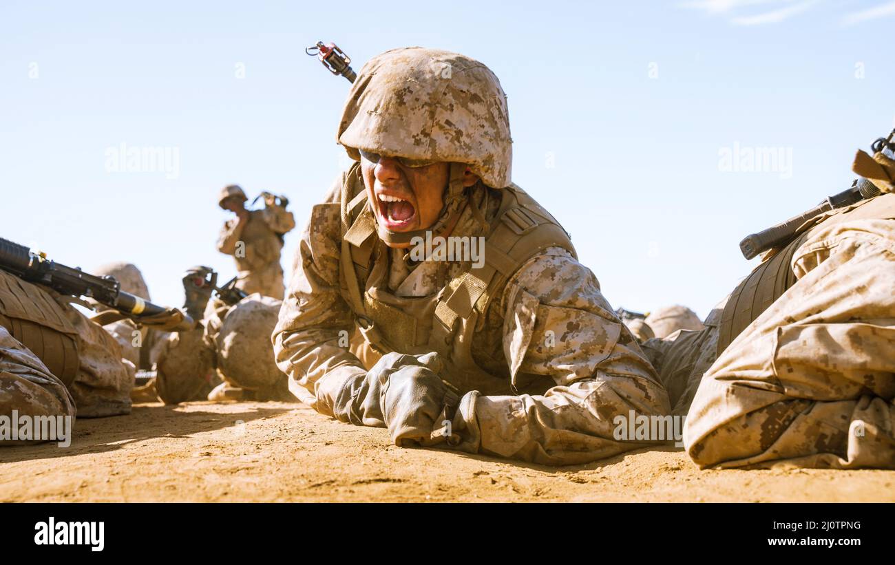 U.S. Marine Corps recruits with Fox Company, 2nd Recruit Training ...