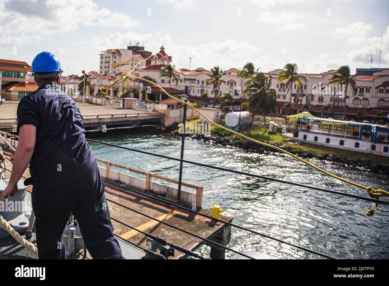 220126-N-GF955-1108 COLON, Panama - (Jan. 26, 2022) -- Mineman 2nd ...