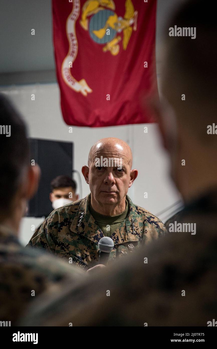 U.S. Marine Corps Gen. David H. Berger, the 38th commandant of the ...