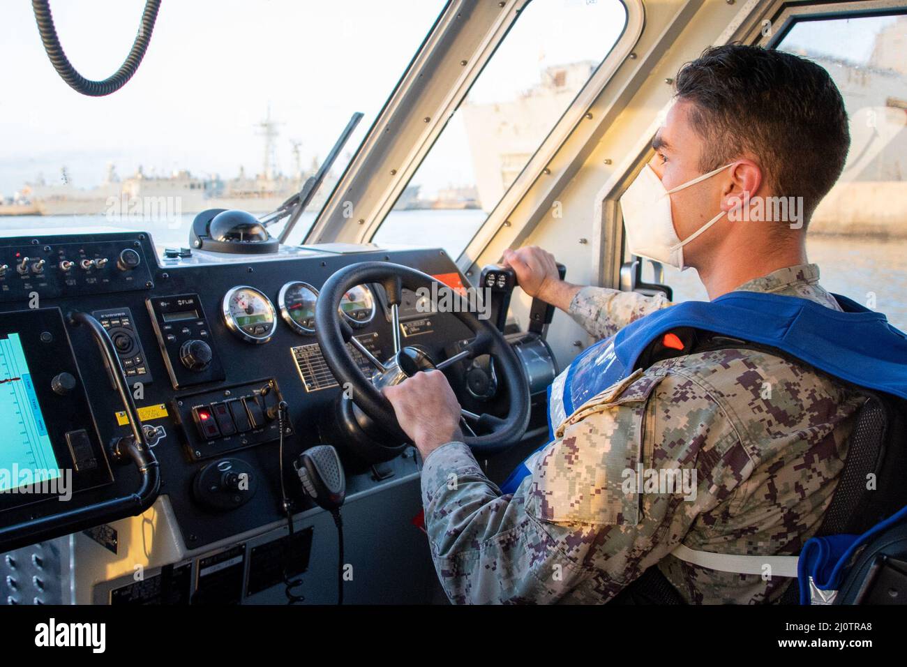 NAVAL STATION ROTA, Spain (Jan. 27, 2022) Master-at-Arms 2nd Class Paul ...