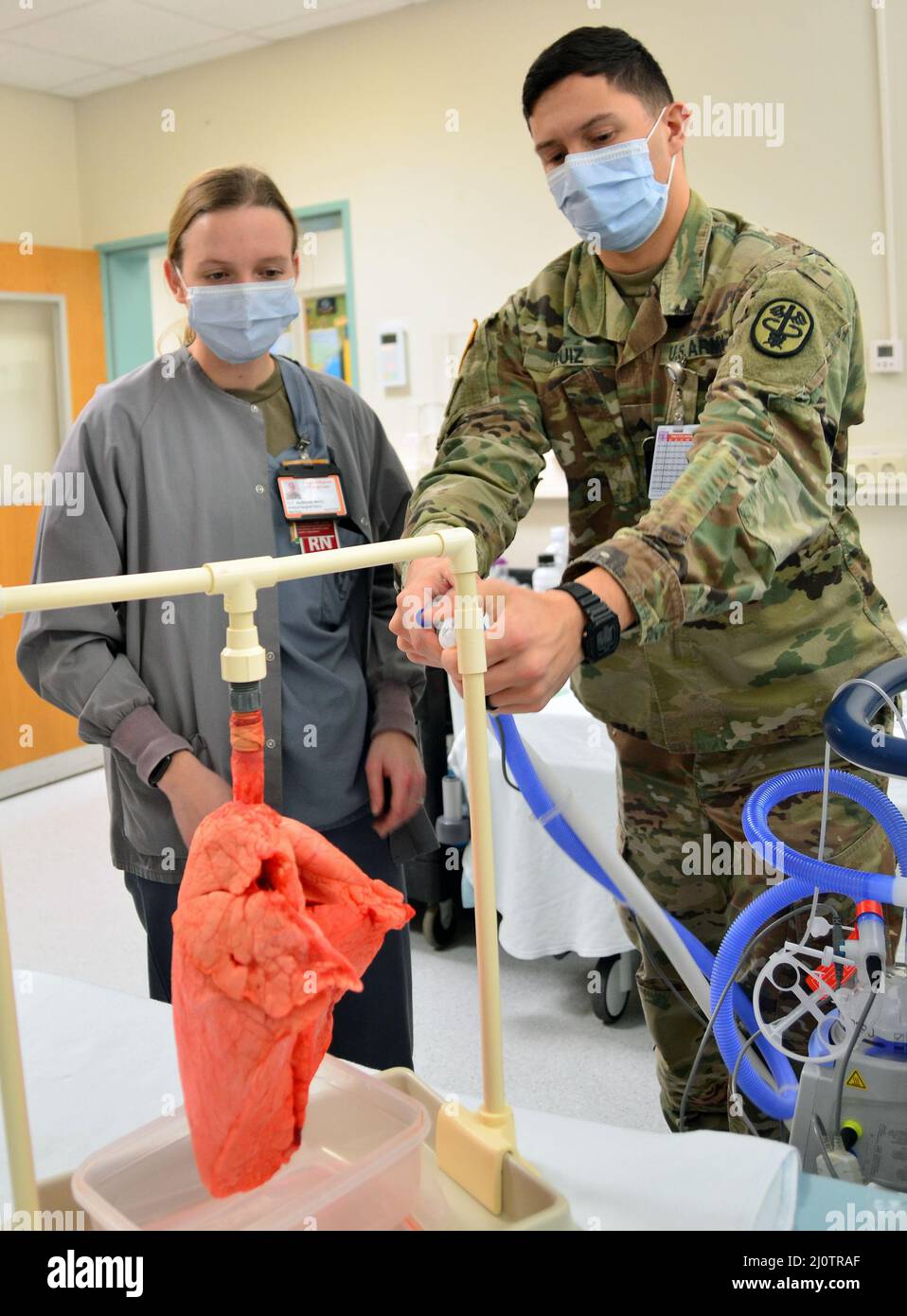 Sgt. Damyan Ruiz, Respiratory Therapist, at Landstuhl Regional Medical ...