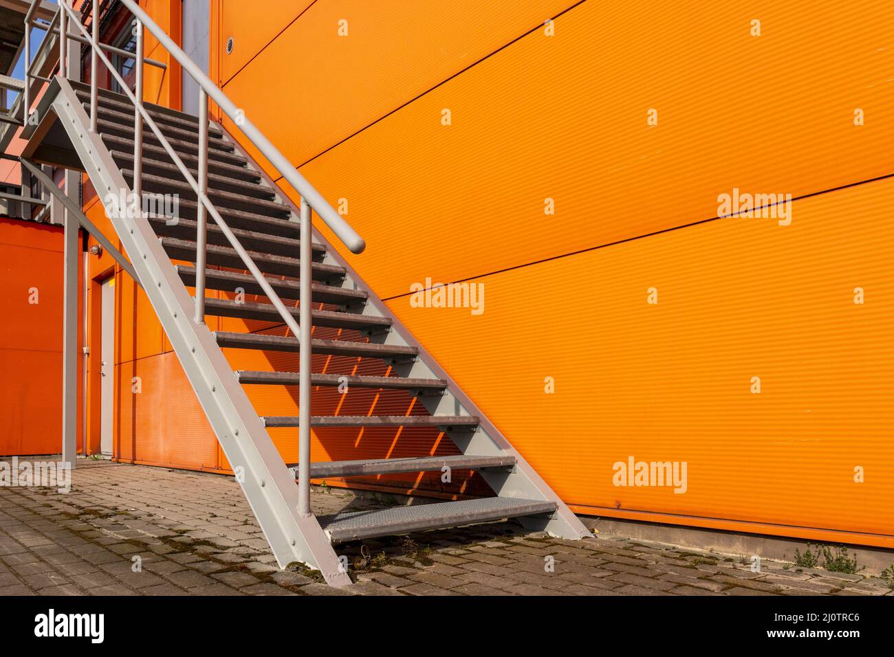Orange stairs hi-res stock photography and images - Alamy
